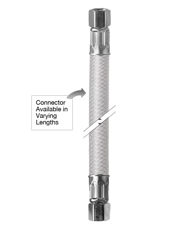 FlowTite® Connector for Ice Maker/Filter - 1/4"x1/4"- ACCOR Technology