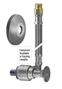 FlowTite® 4ALL® One-Piece Sink/Lav Crimp Supply Stop Valve 1/2” Nom. x ...