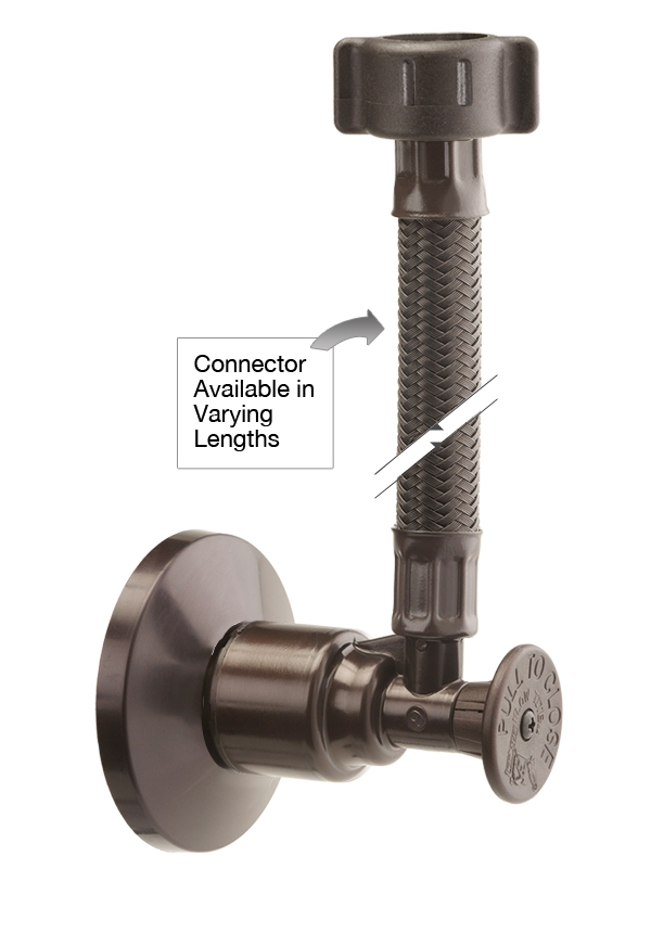 FlowTite 4ALL Toilet Supply Stop - 1/2" x 7/8" - ACCOR Technology