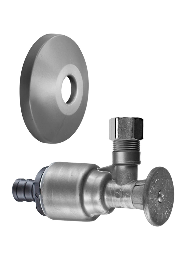 FlowTite® 4ALL® Crimp Supply Stop Valve: 1/2” Nom. x 3/8" Comp. Nut ...